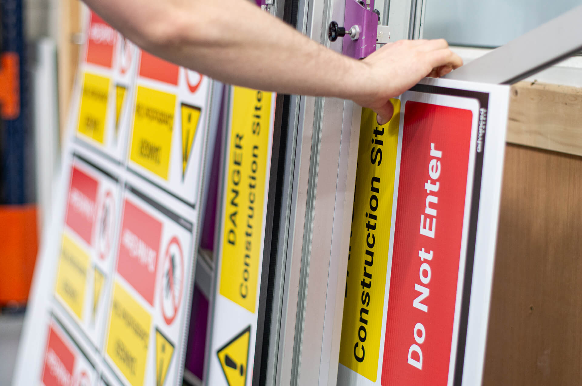 Why is Colour and Contrast Important in Safety Signs?